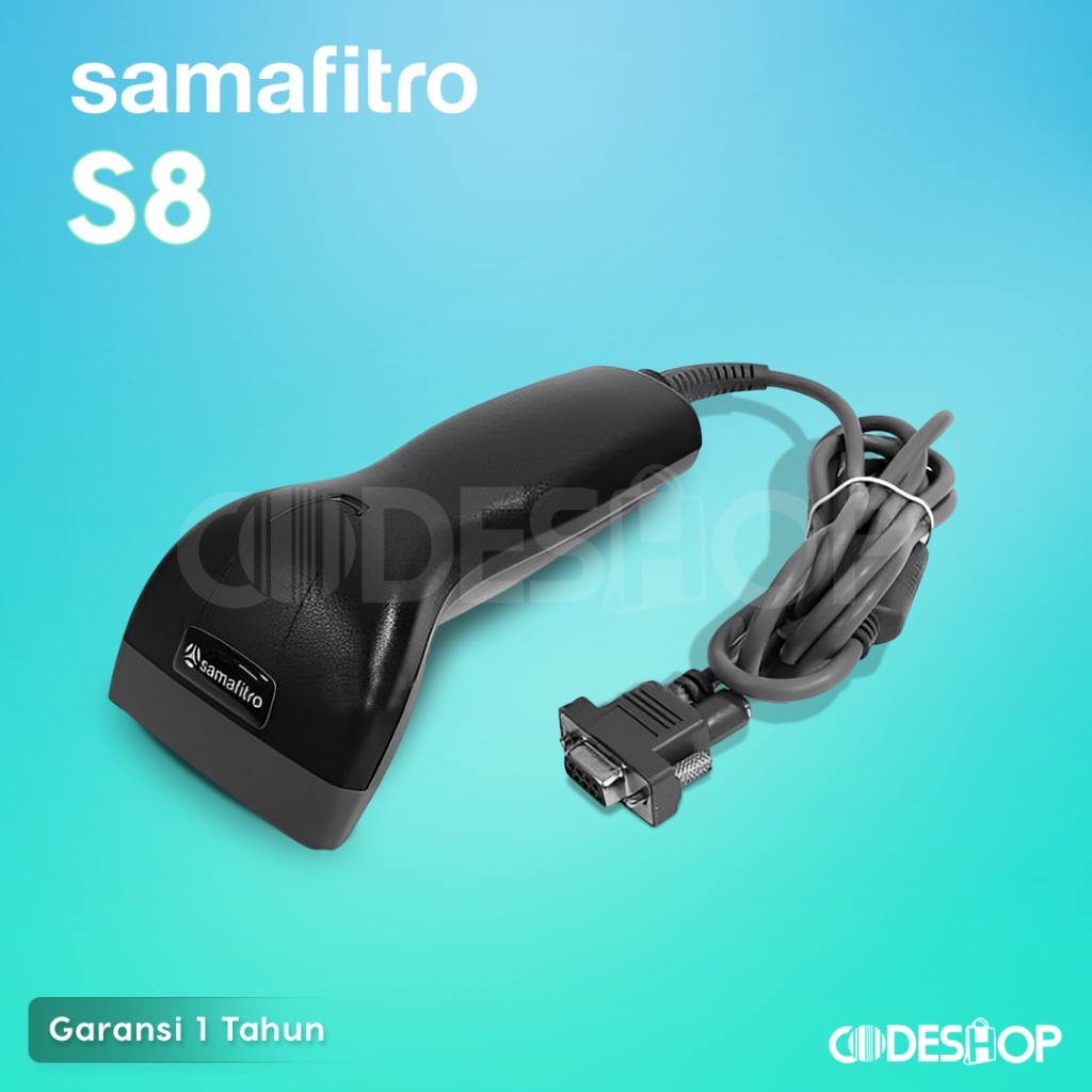Jual Scanner Barcode Serial Samafitro S8 Scanner Casio SE-S400 RS232 ...