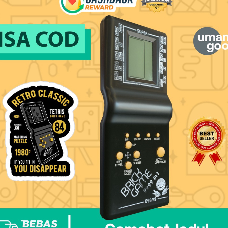 Jual (N-U♥㊛12> GAMEBOT JADUL BRICK GAME GAME BOT RETRO GAMEBOY MAINAN ...