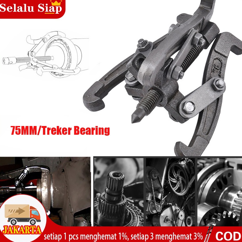 Jual Terbaik.. Treker 3 Kaki 3 Inch - Gear Puller 3 Jaw Tracker ...