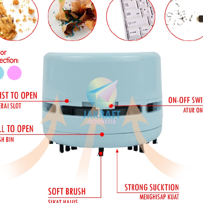 Jual [R-P☞㊛1) Vacuum Meja Mini JOYKO MDV-9701 Desk Keyboard Cleaner ...