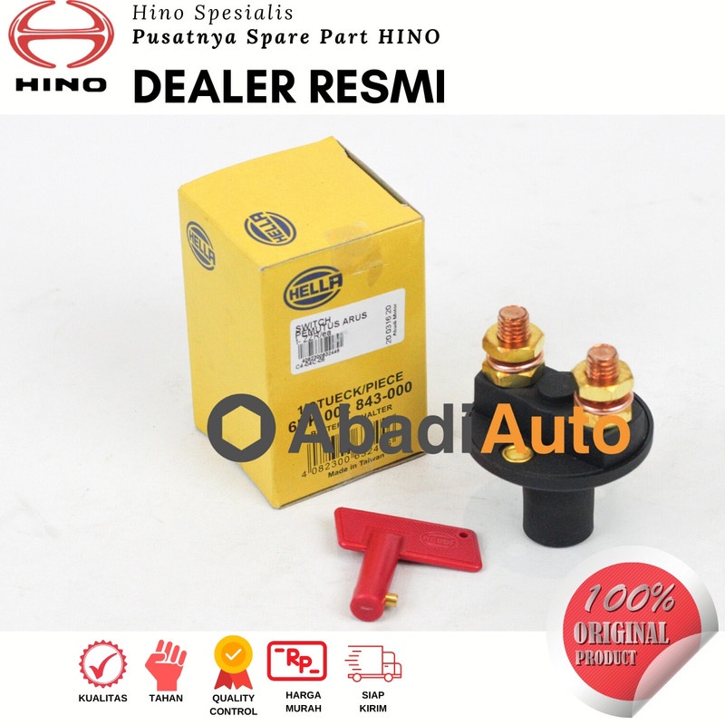 Jual BATTERY MASTER SWITCH PEMUTUS ARUS HELLA | Shopee Indonesia