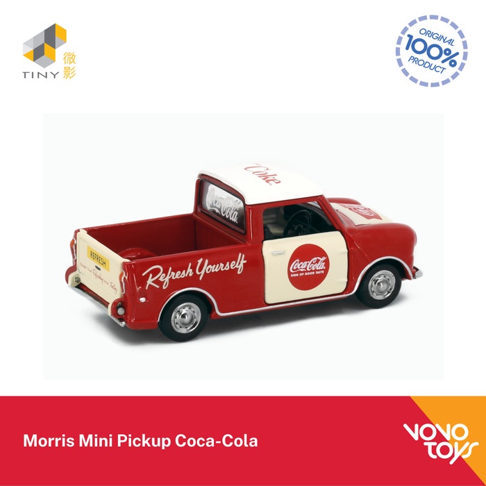 Jual HOT SALE!!! TINY DIECAST MORRIS MINI PICKUP COCA-COLA COKE031 TERBARU | Shopee Indonesia