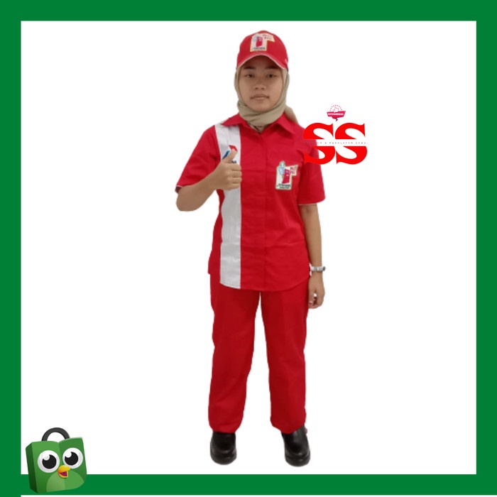 Jual Seragam + Topi Spbu Pertamina Baju Operator,Pengawas,Office Boy ...