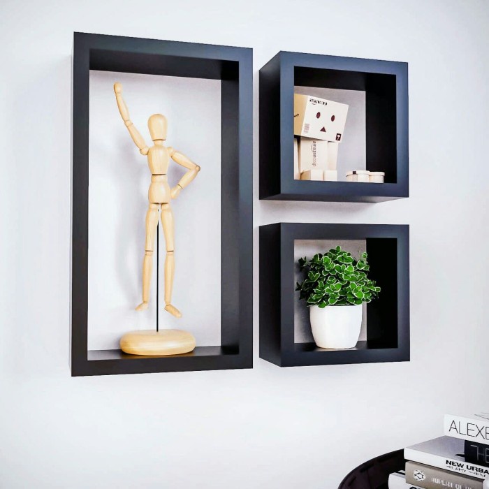 Jual EG814 Rak Dinding Minimalis Rak Kotak Rak Buku Hiasan Dekorasi Rumah OBRAL | Shopee Indonesia