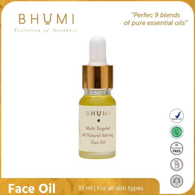 Jual BHUMI Multi Targeted All Natural Adoring Face Oil 10 ml | Shopee ...