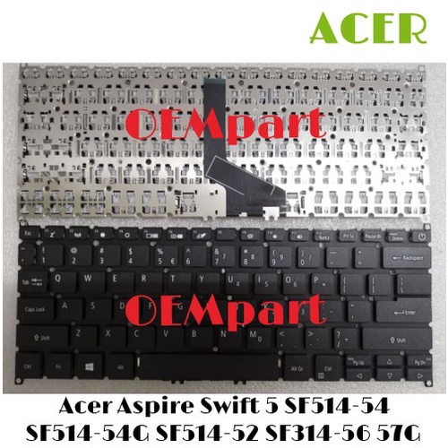 Jual Keyboard Acer Aspire Swift 5 SF514-54 SF514-54G SF514-52 SF314-56 ...