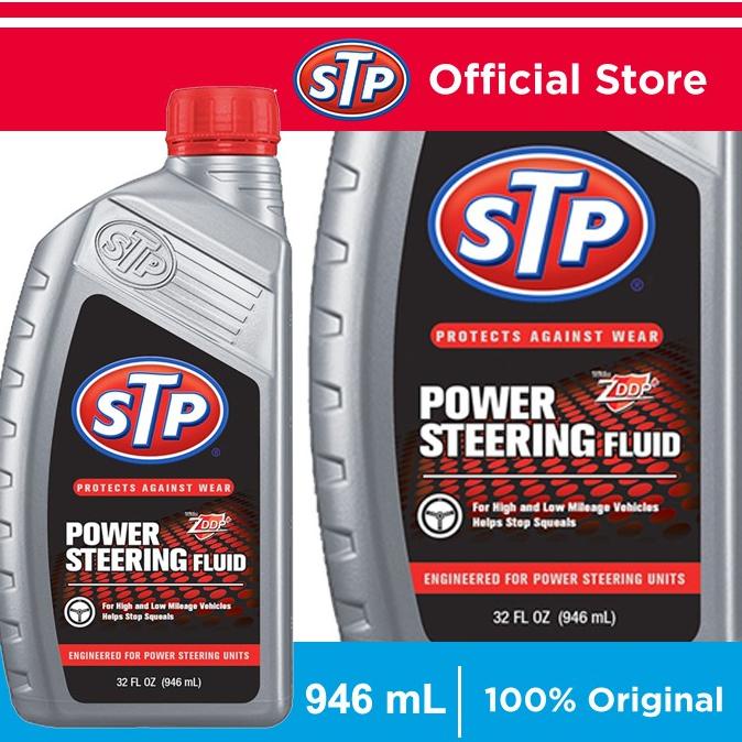 Jual STP Power Steering Fluid 946 ml Merah Minyak Pelumas Stir Mobil | Shopee Indonesia