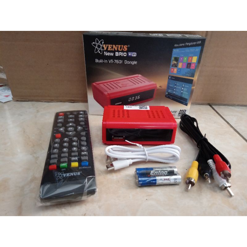 Jual SET TOP BOX TV DIGITAL STB DVB T2 VENUS UNIK MINI PACKING AMAN ...