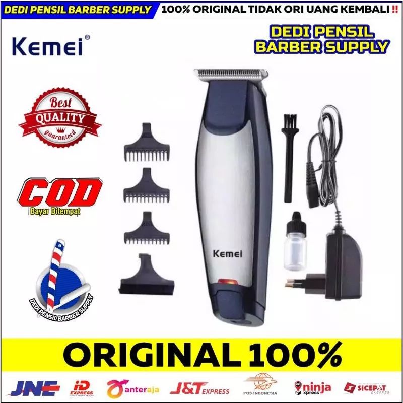 Jual Kemei KM-5021 Hair Trimmer Original Alat Cukur Elektrik Mesin Cukur Cas Tanpa Kabel Pangkas ...