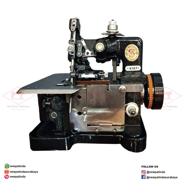 Jual mesin jahit obras 3 benang Singer 81A1 (mesin dan dinamo aja ...