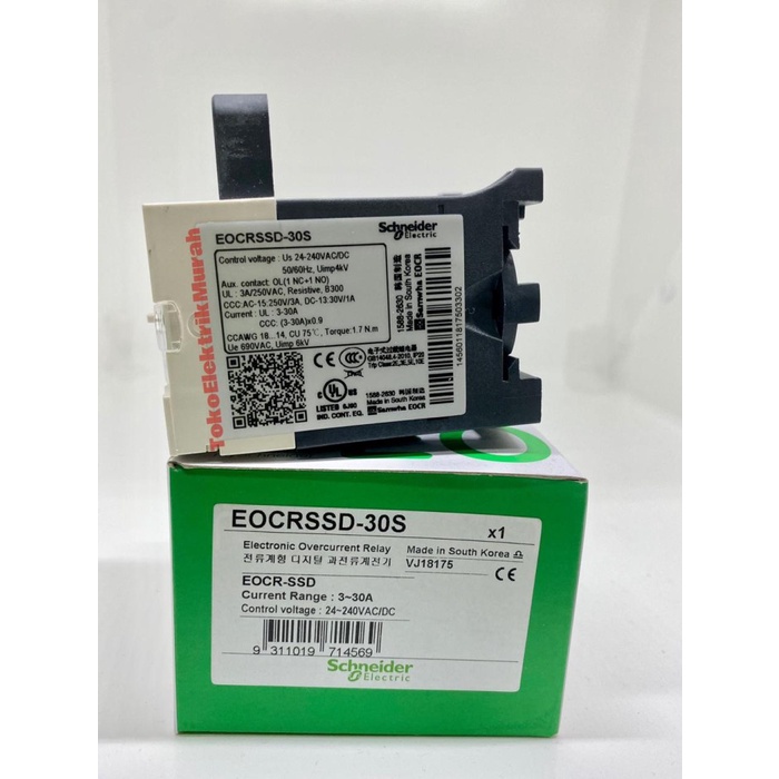 Jual NEW SERIES ELECTRONIC OVER CURRENT RELAY EOCR SSD 30S ORIGINAL ...