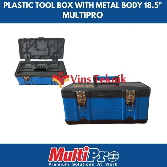 Jual toolbox tool box plastik body besi 18.5inch MULTIPRO heavy duty ...