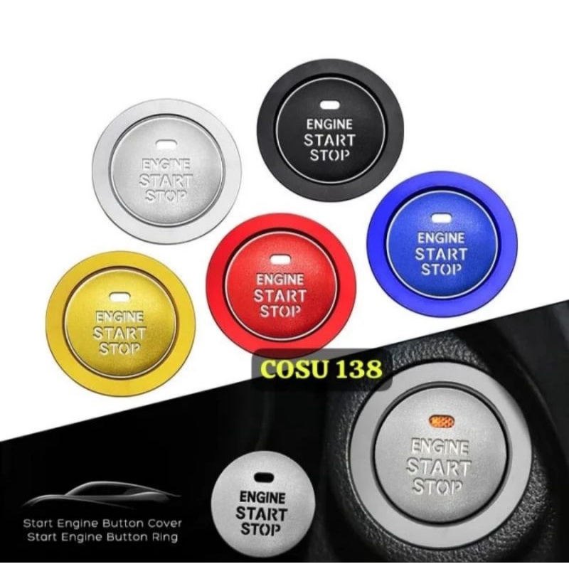 Jual cover tombol start stop engine raize rocky new agya ayla rush ...