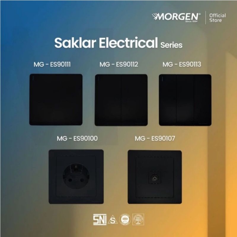 Jual MORGEN Tipe MGES-901 Saklar Electrical Series [ Saklar Engkel ...