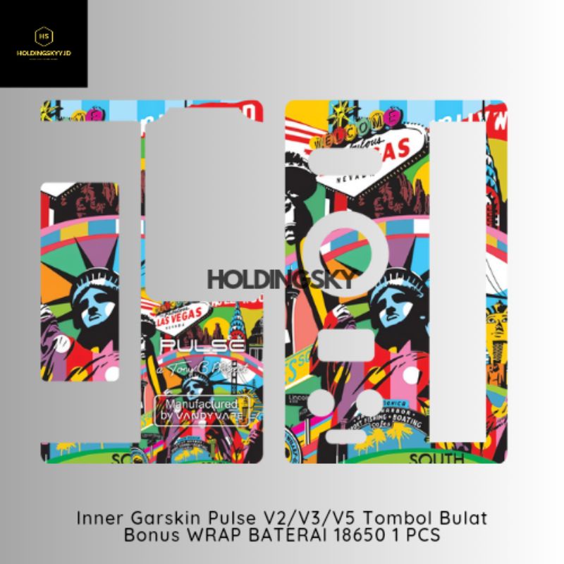 Jual Holdingskyy - Premium Stiker Inner Garskin + Original Motif PULSE ...