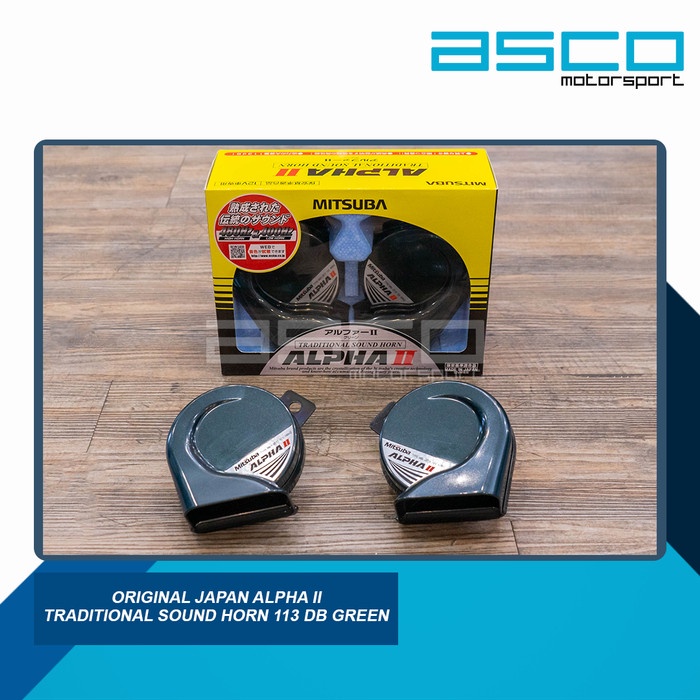 Jual Terlaris Klakson Mitsuba Original Japan Alpha Ii Traditional Sound ...