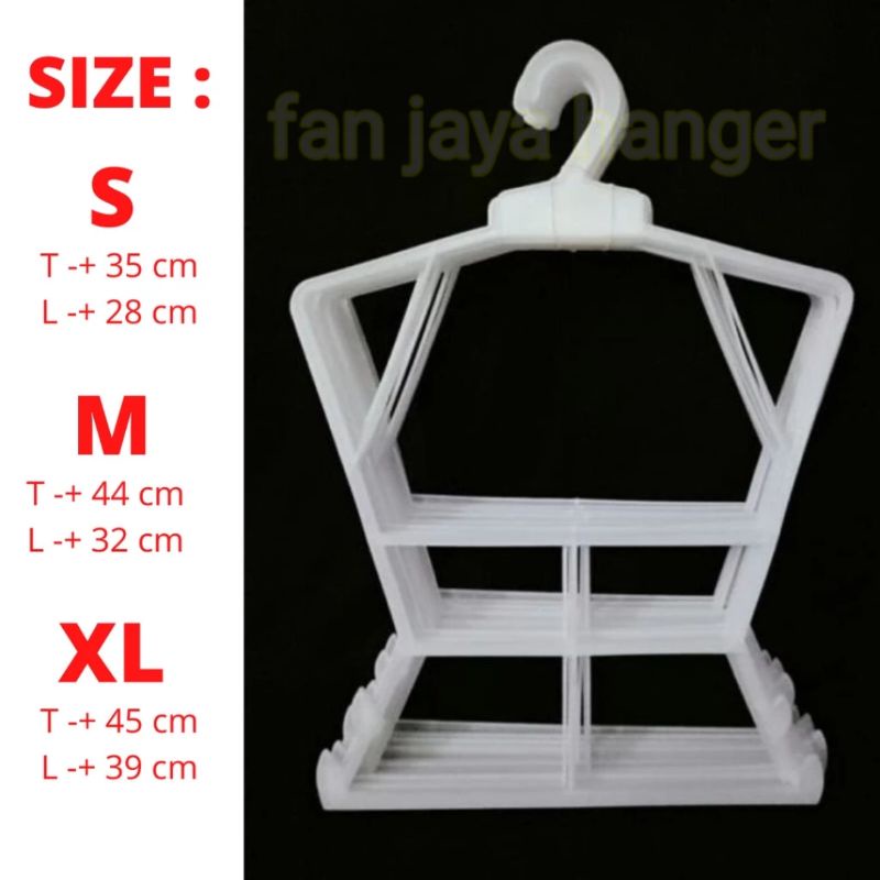 Jual Hanger Layang Warna Putih ( 1 Lusin ) | Shopee Indonesia
