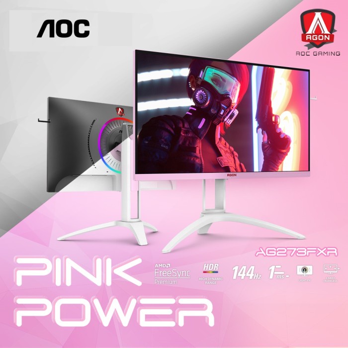 Jual Monitor LED AOC Gaming AGON AG273FXR Full HD IPS 144Hz 1Ms ...