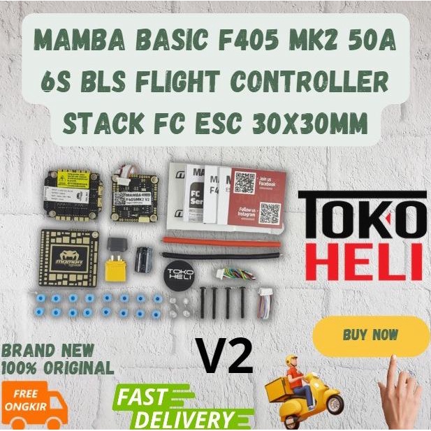 Jual Mamba Basic F405 MK2 50A 6S BLS Flight Controller Stack FC ESC ...