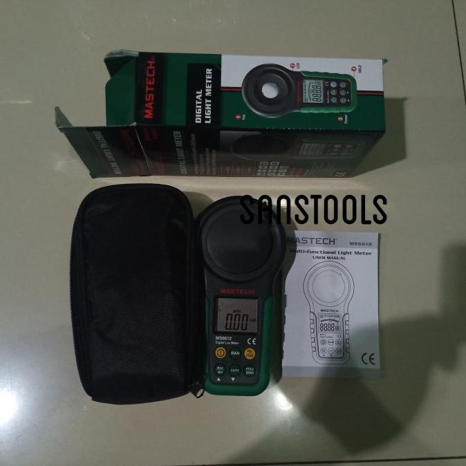 Jual MASTECH MS6612 DIGITAL LIGHT LUX METER UP TO 200,000LUX ASLI ...