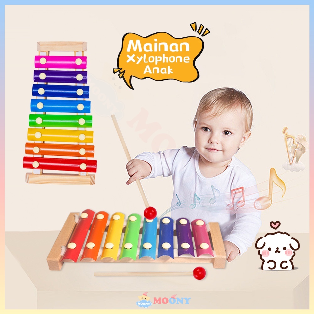 Jual Moony Kolintang mainan anak musik Alat musik anak Pukul kids ...