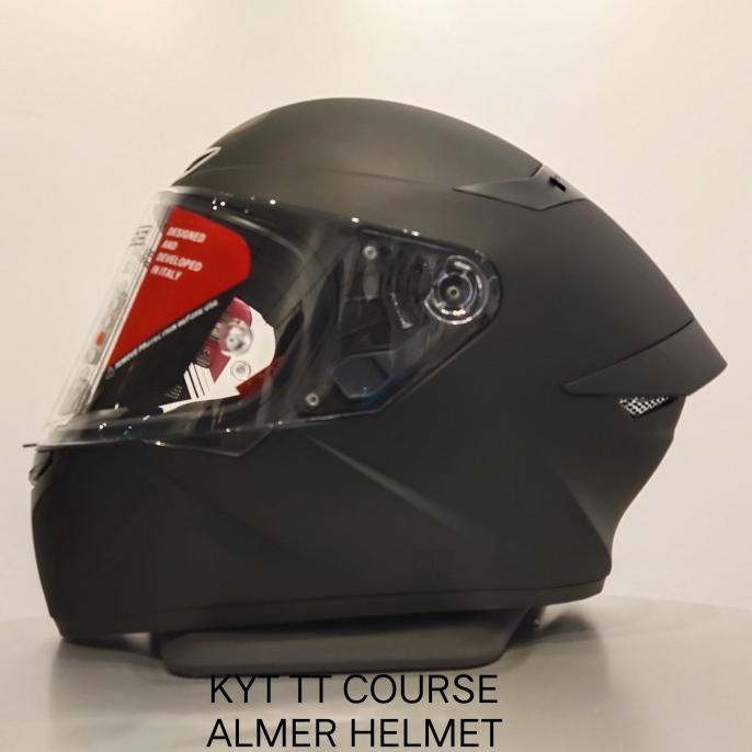Jual KYT TT COURSE HITAM DOFF - HELM FULLFACE | Shopee Indonesia