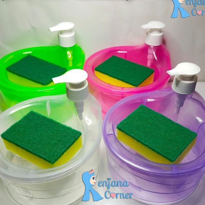 Jual [13 E☀/O) Wadah Sacupir Bulat / Soap Pump Dispenser Sabun Cuci ...