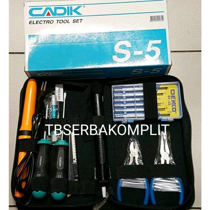 Jual Cadik S5 Tool Kit Set Elektro Teknisi Elektronik Cocok S 5 Toolkit ...