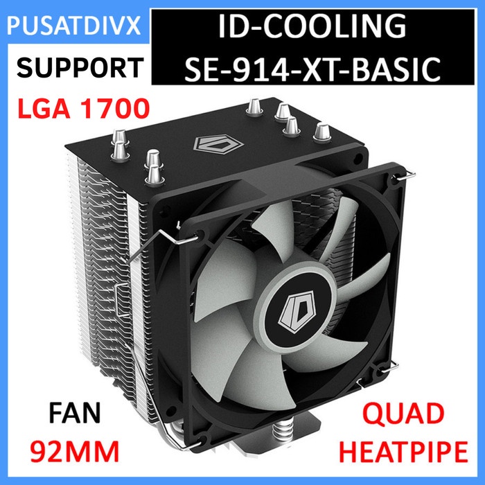 Jual ID COOLING SE 914 XT BASIC CPU HSF INTEL AMD ID-COOLING SE-914-XT ...