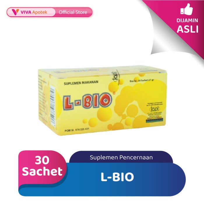 Jual L-Bio untuk Membantu Melancarkan Sistem Pencernaan (1 Sachet ...