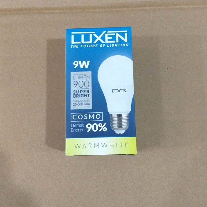 Jual lampu bolam luxen 9w KUNING | Shopee Indonesia