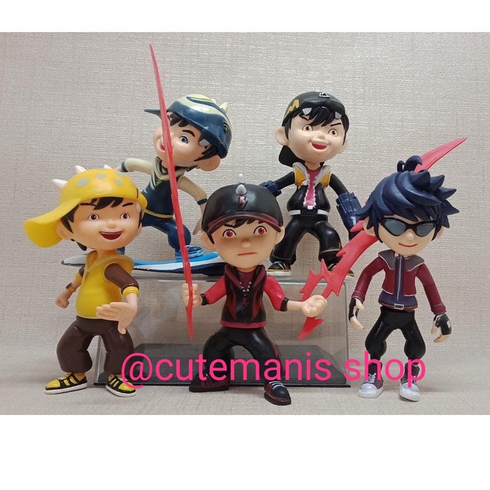 Jual MUST HAVE!! ACTION FIGURE BOBOIBOY / TOPPER KUE CAKE BOBOIBOY SET ...