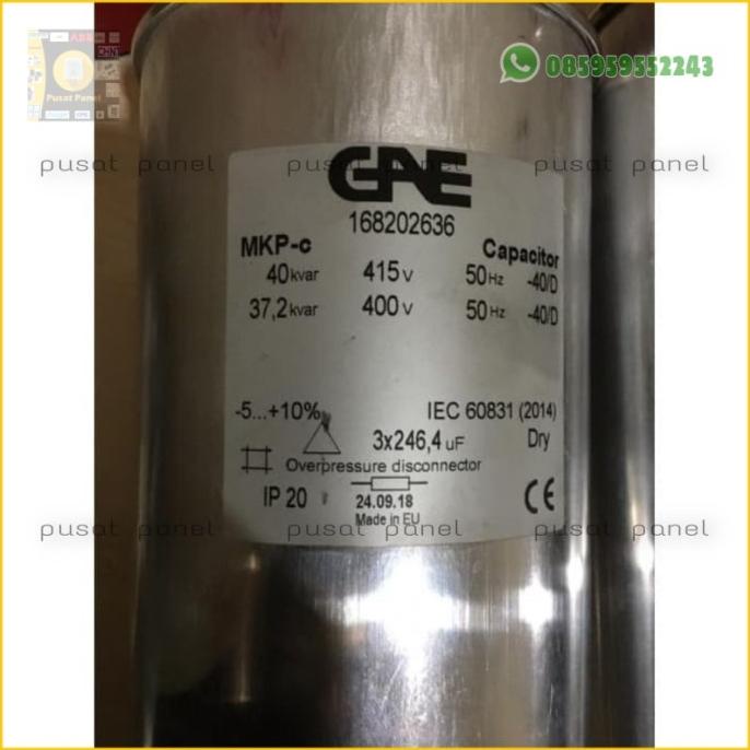 Jual Kapasitor Bank Gae 40Kvar 415V / Capacitor Bank Gae 40 Kvar Mkpc Mkp | Shopee Indonesia