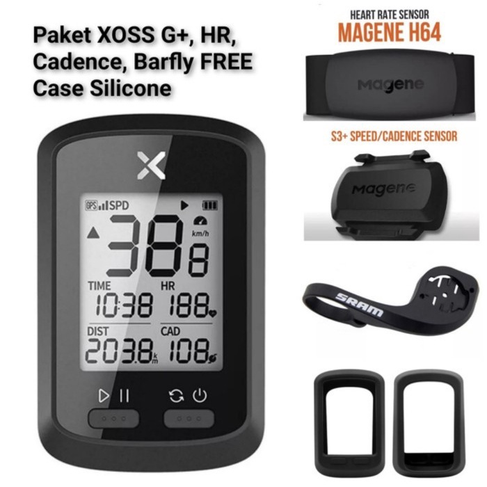Jual Paket Xoss G + Speedometer Cyclometer Sepeda Xoss G + Plus ... Jual Paket Xoss G + Speedometer Cyclometer Sepeda Xoss G + Plus ...