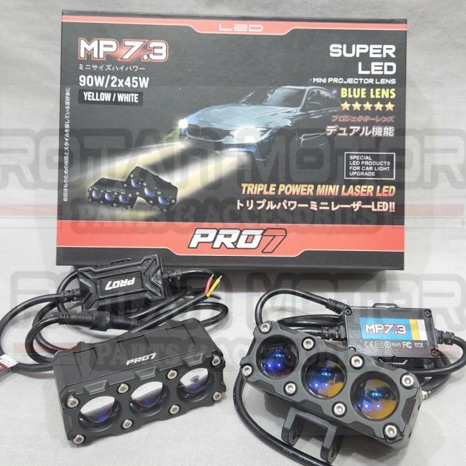 Jual Mini Projie Pro7 MP7.3 Triple Lens Blue Lens MP73 / MP 7.3 LASER ...