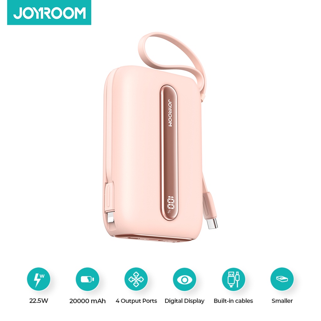 Jual JOYROOM L012 Colorful Mini Powerbank 10000mAh 22.5W with Dual ...