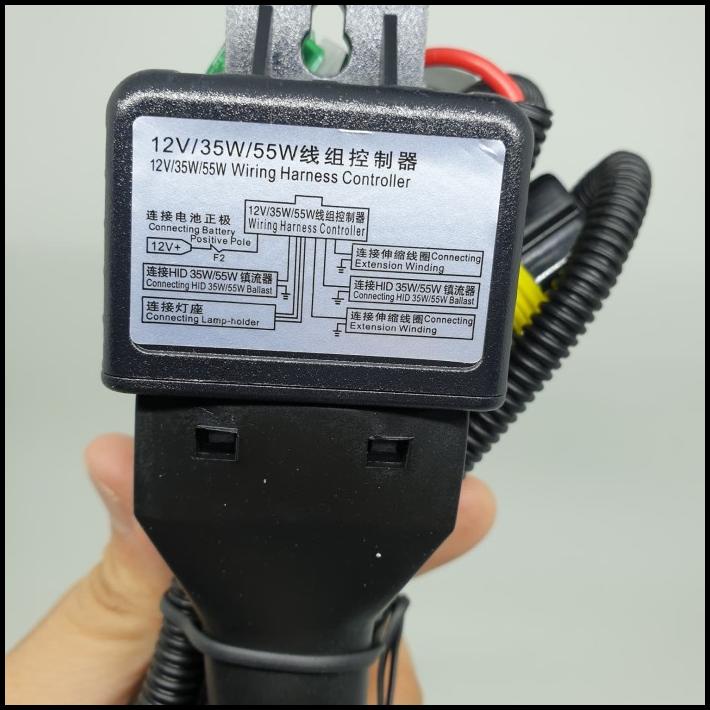 Jual BEST DEAL KABEL RELAY HID H4 HI LO BEAM LAMPU MOBIL KABEL HARNESS ...