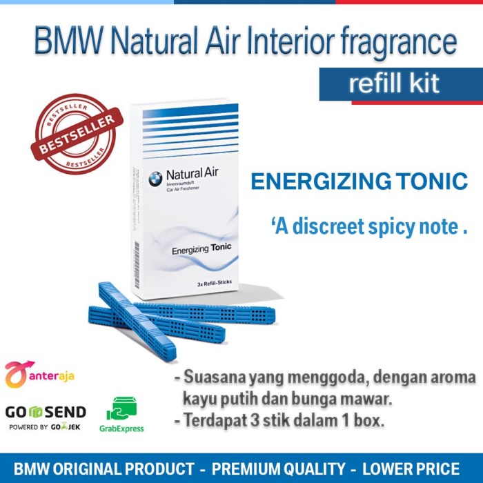 Jual BMW Genuine Energising Tonic Sticks Refill Kit | Shopee Indonesia