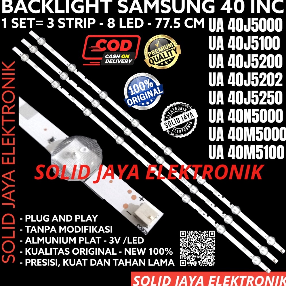 Jual BOOMING BACKLIGHT LED TV SAMSUNG 40 INC UA 40J5000 40J5100 40J5200 ...
