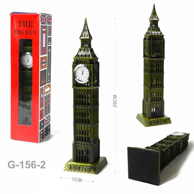 Jual Pajangan Miniatur Menara Jam Big Ben London Inggris Bigben England ...
