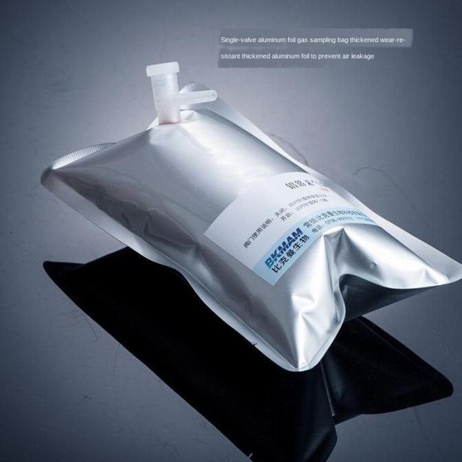Jual Gas Sample Bag 1L 1 Liter Aluminium Single Valve | Shopee Indonesia