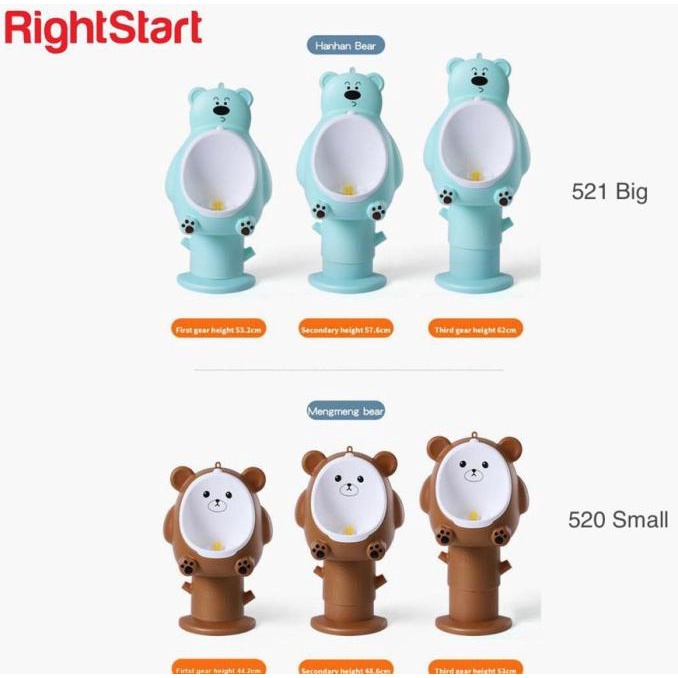 Jual Right Start Training Potty Toilet Boys Urinal Pispot Tempat Pipis ...