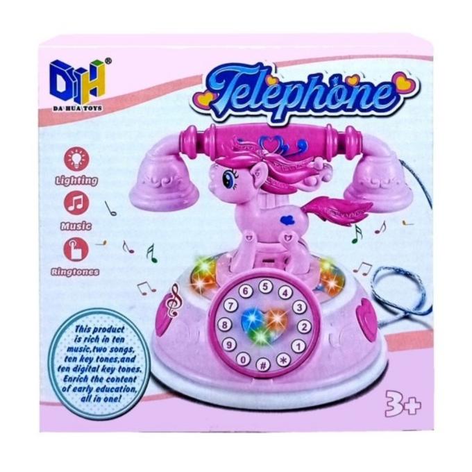 Jual Mainan Telepon Teleponan Anak Telephone kuda Pony | Shopee Indonesia