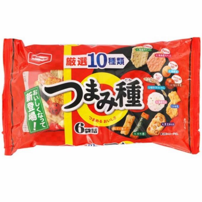 Jual ;&&&&] KAMEDA SEIKA TSUMAMI DANE rice CRACKERS mix japan 10 farian ...