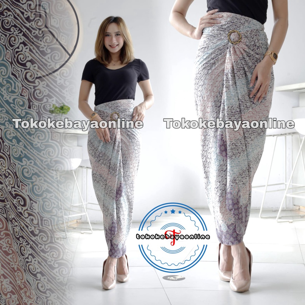 Jual NEW ARRIVAL !! Rok Lilit Batik Bawahan Kebaya Rok Lilit Modern ...