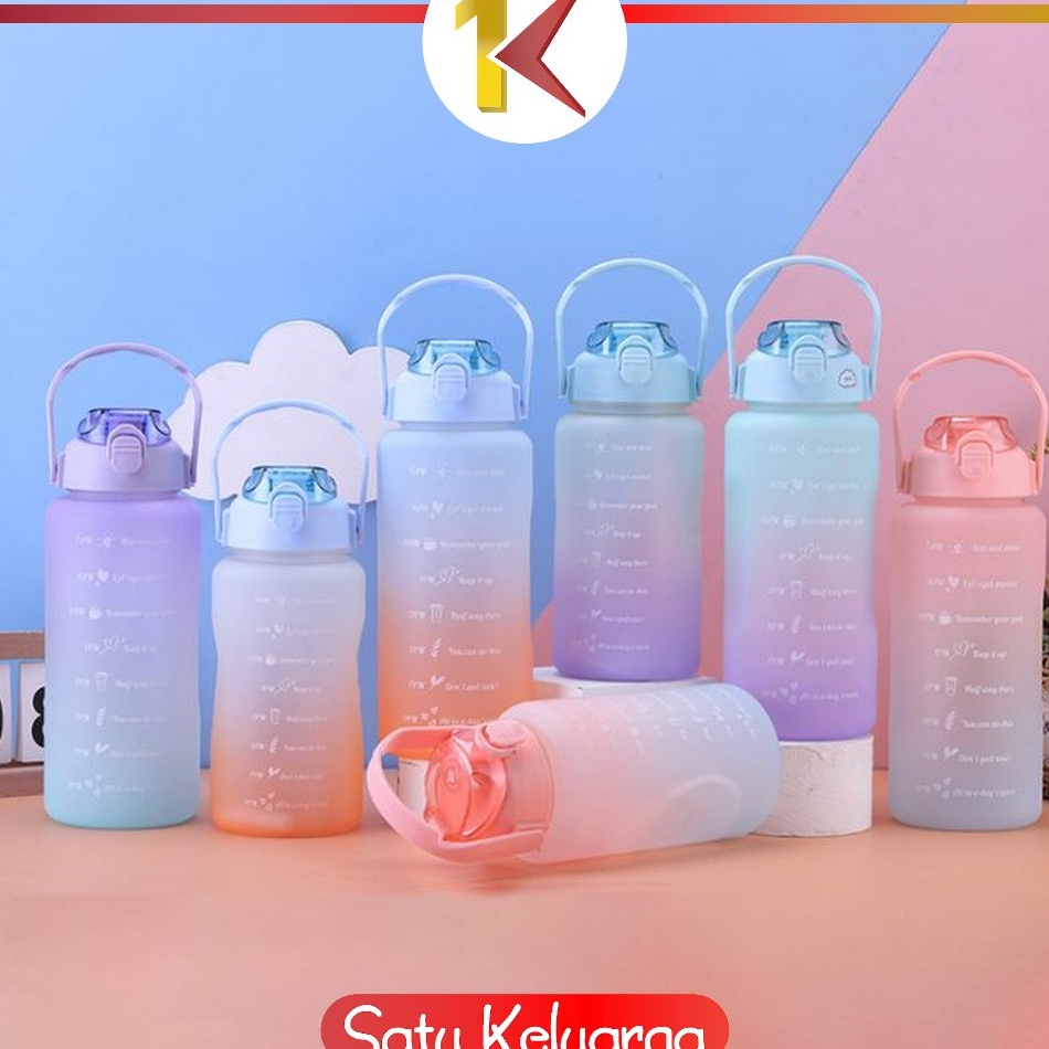 Jual TREND TERBARU SK-C301 Botol Minum Motivasi 2 Liter / Botol Minum ...