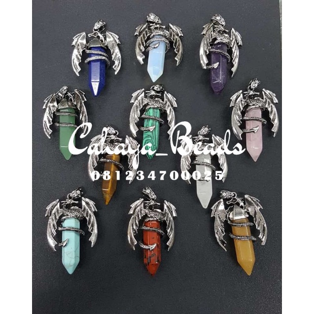 Jual Liontin Batu Alam Giok Naga Necklace Dragon | Shopee Indonesia