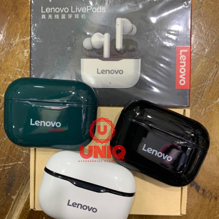 Jual Earphone Lenovo LivePods LP1 TWS Wireless Original | Shopee Indonesia