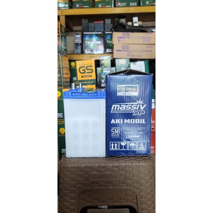 Jual HOT SALE!!! AKI MOBIL SUZUKI IGNIS 34B19L ACCU MASSIV XP AKI BASAH 12V 30AH TERMURAH ...