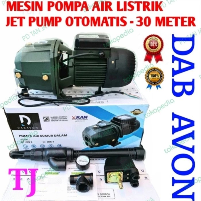 Jual POMPA AIR OTOMATIS JETPUMP SUMUR DALAM JET PUMP NASIONAL 255-30 ...